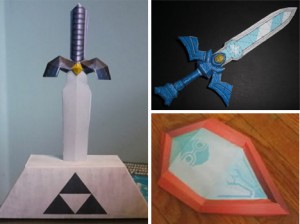 Extreme Geek Gaming Art: Legend of Zelda Papercraft Fun | Gadgets ...