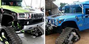 Upping the Inefficiency Quotient: 2 Insane Hummer Tanks | Gadgets ...