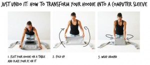Trendy Transport: Make a Hoodie Into a Laptop Carrier | Gadgets ...