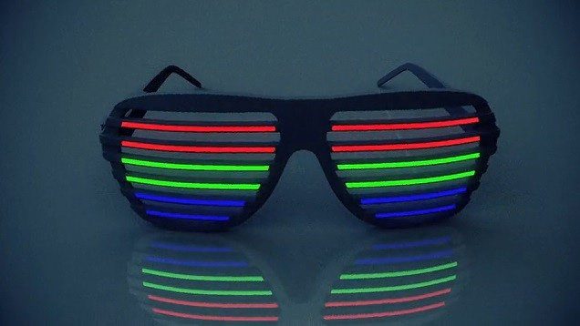 LED-Lit Flashing Shades Will Make You the Life of the Party | Gadgets ...