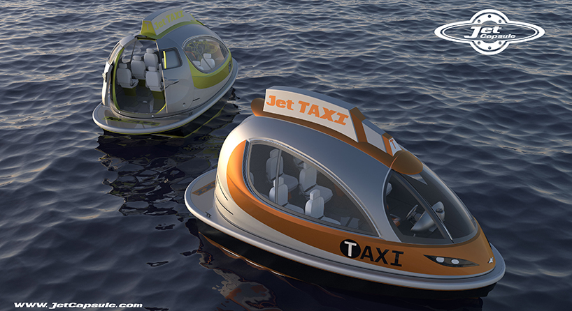 Agile Micro-Yachts: Adaptible ‘Jet Capsules’ as Water Taxis | Gadgets ...