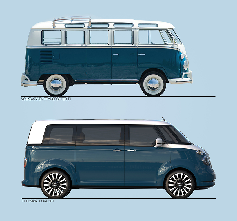 VW T1 Revival: New Design Modernizes Classic Travel Van | Gadgets ...