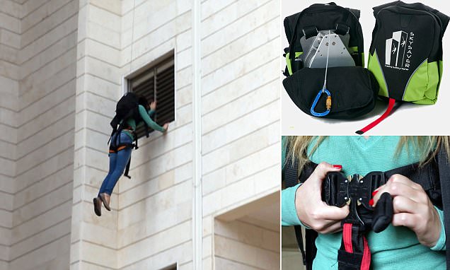 SkySaver: Rescue Backpack Lets You Rappel Down Buildings | Gadgets ...
