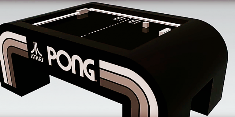 Table Pong: DIY Console Brings Atari Classic to Life in 3D | Gadgets ...